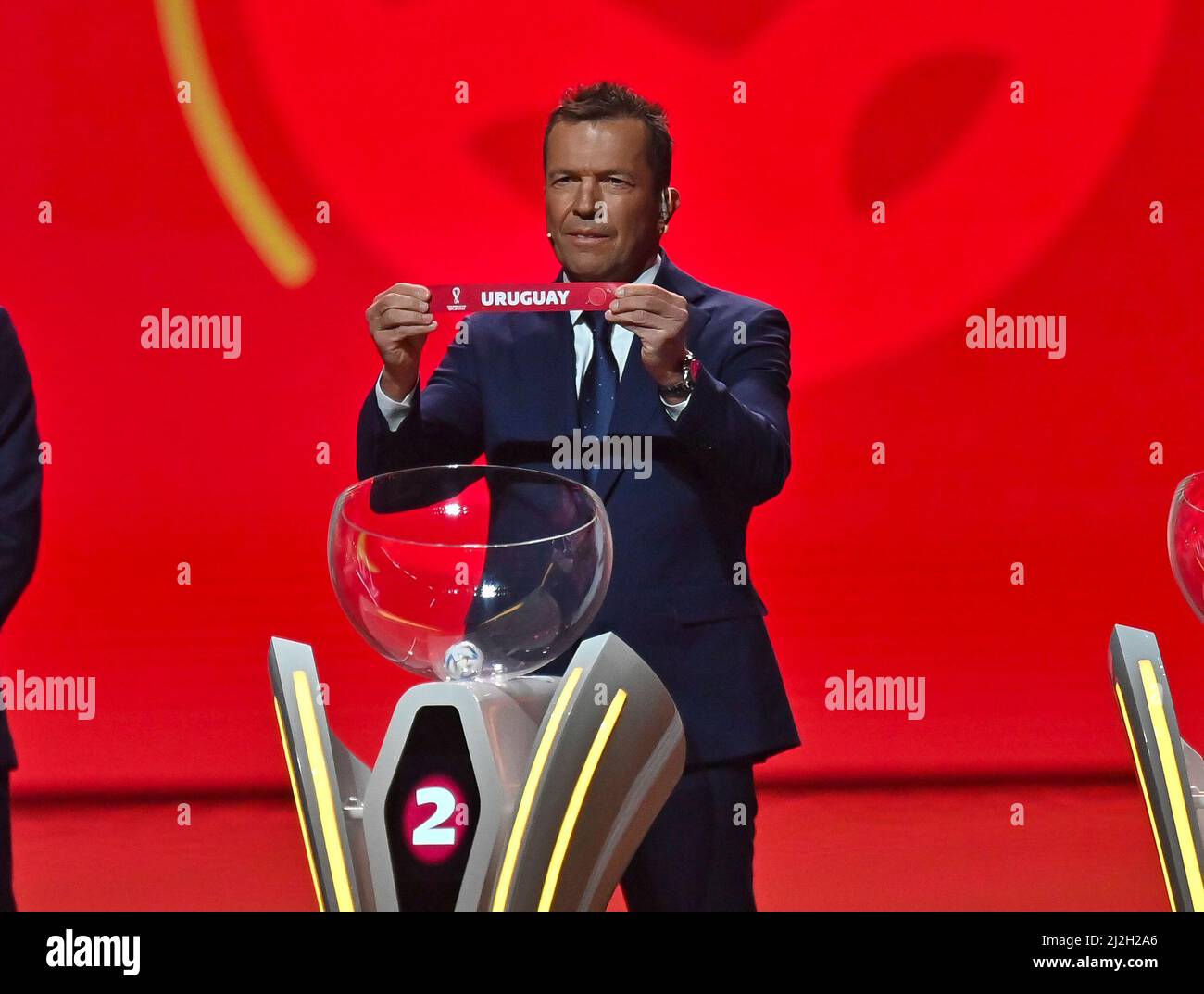 Doha, Qatar. 1st Apr, 2022. Former German football player Lothar ...