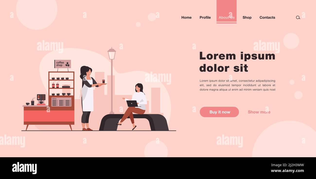 Carrying stall Stock Vector Images - Alamy