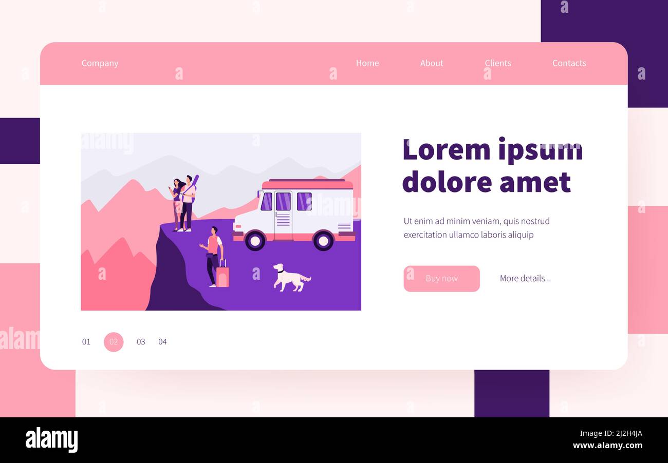 Vanlife vector vectors hi-res stock photography and images - Alamy