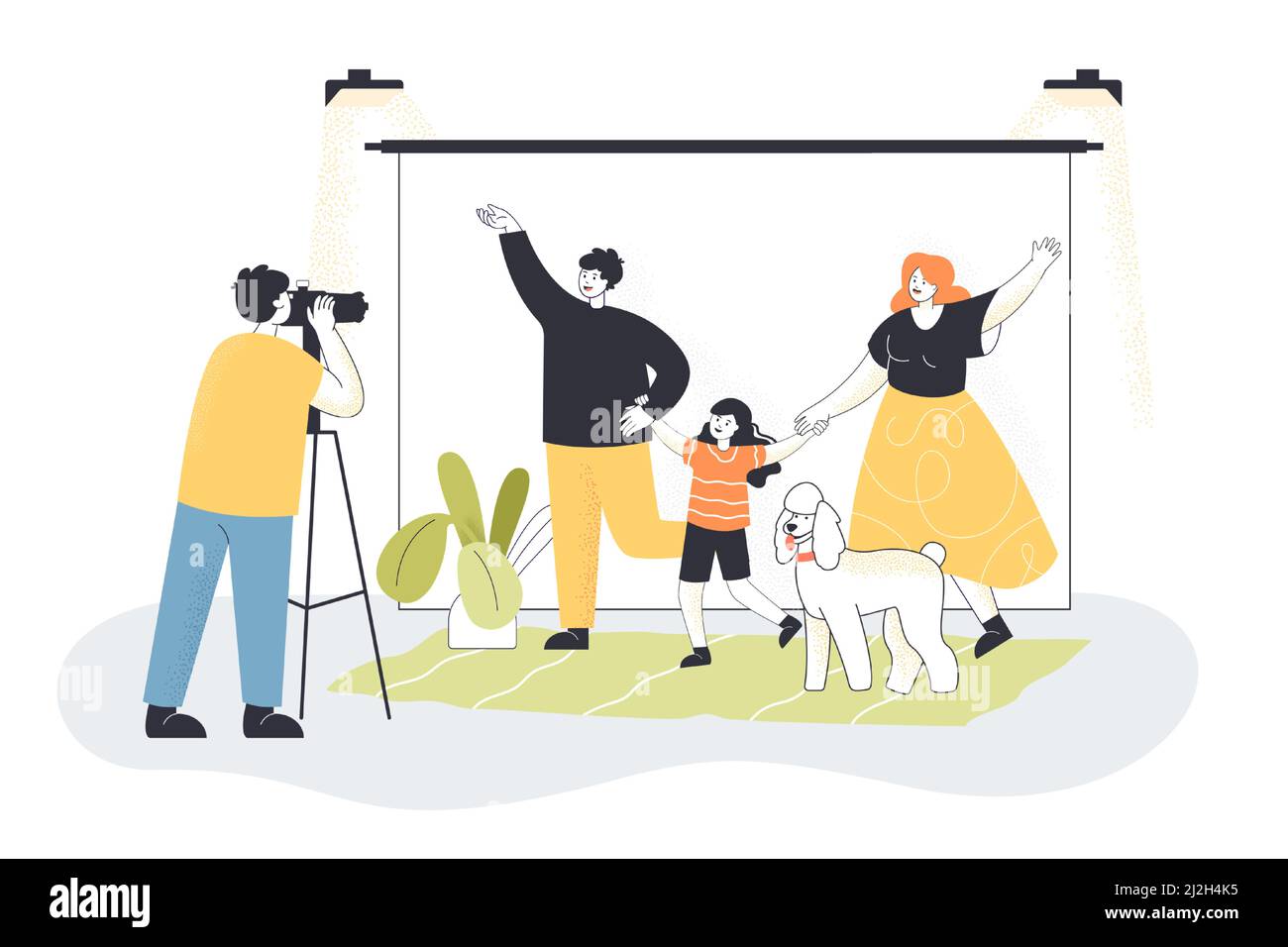 Dog photoshoot Stock Vector Images - Alamy