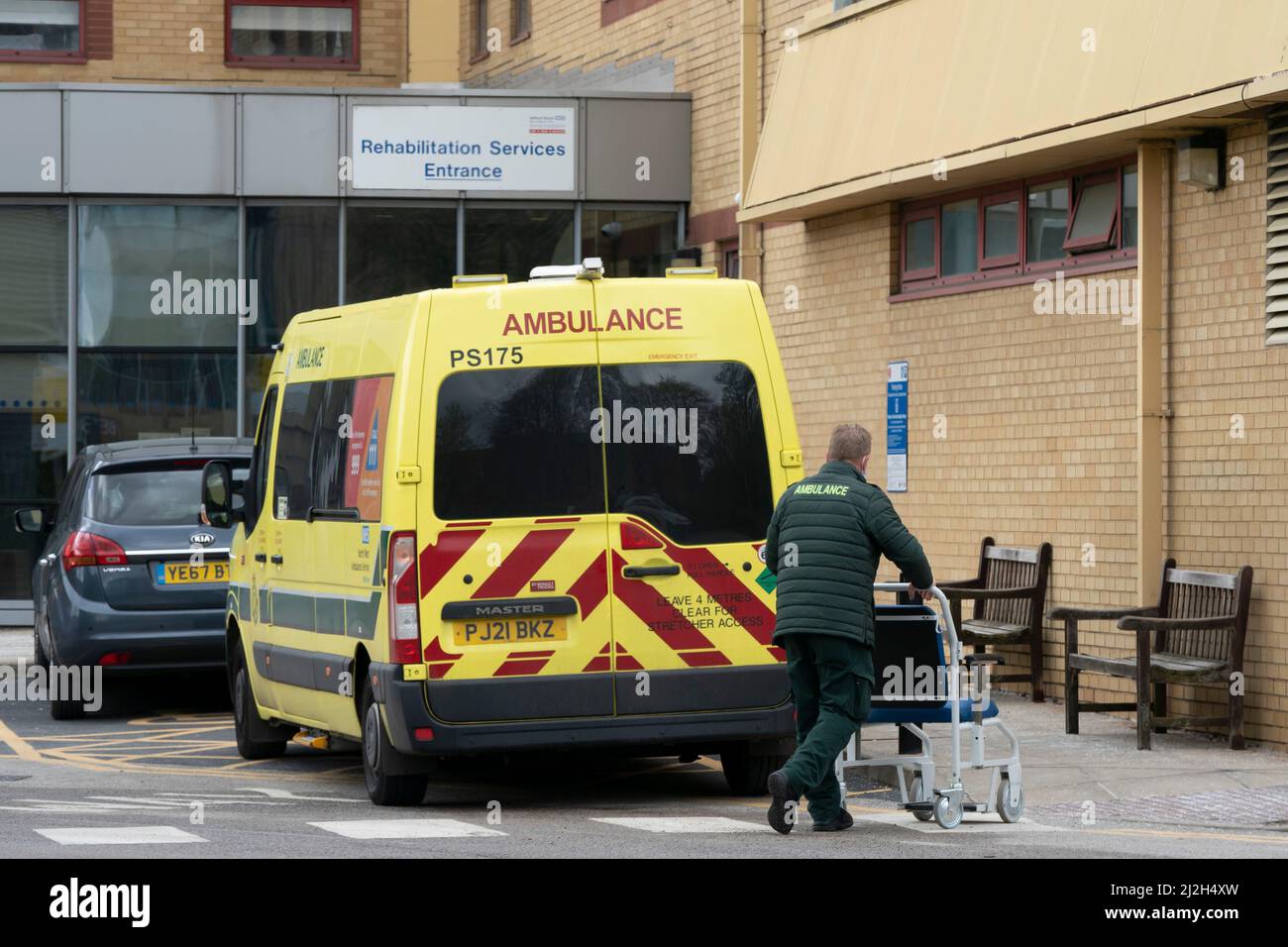 Manchester hospital ambulance hi-res stock photography and images - Alamy