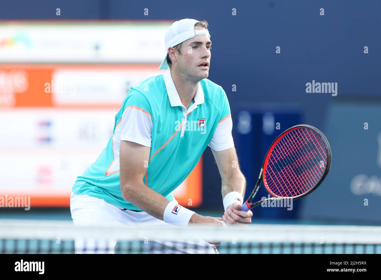 March 31, 2022, Miami Gardens, Florida, United States: John Isner (USA ...