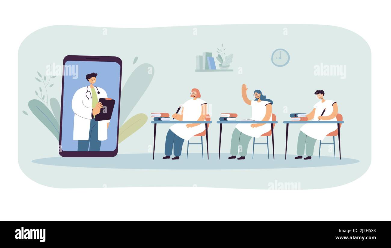 Teaching students Stock Vector Images - Alamy