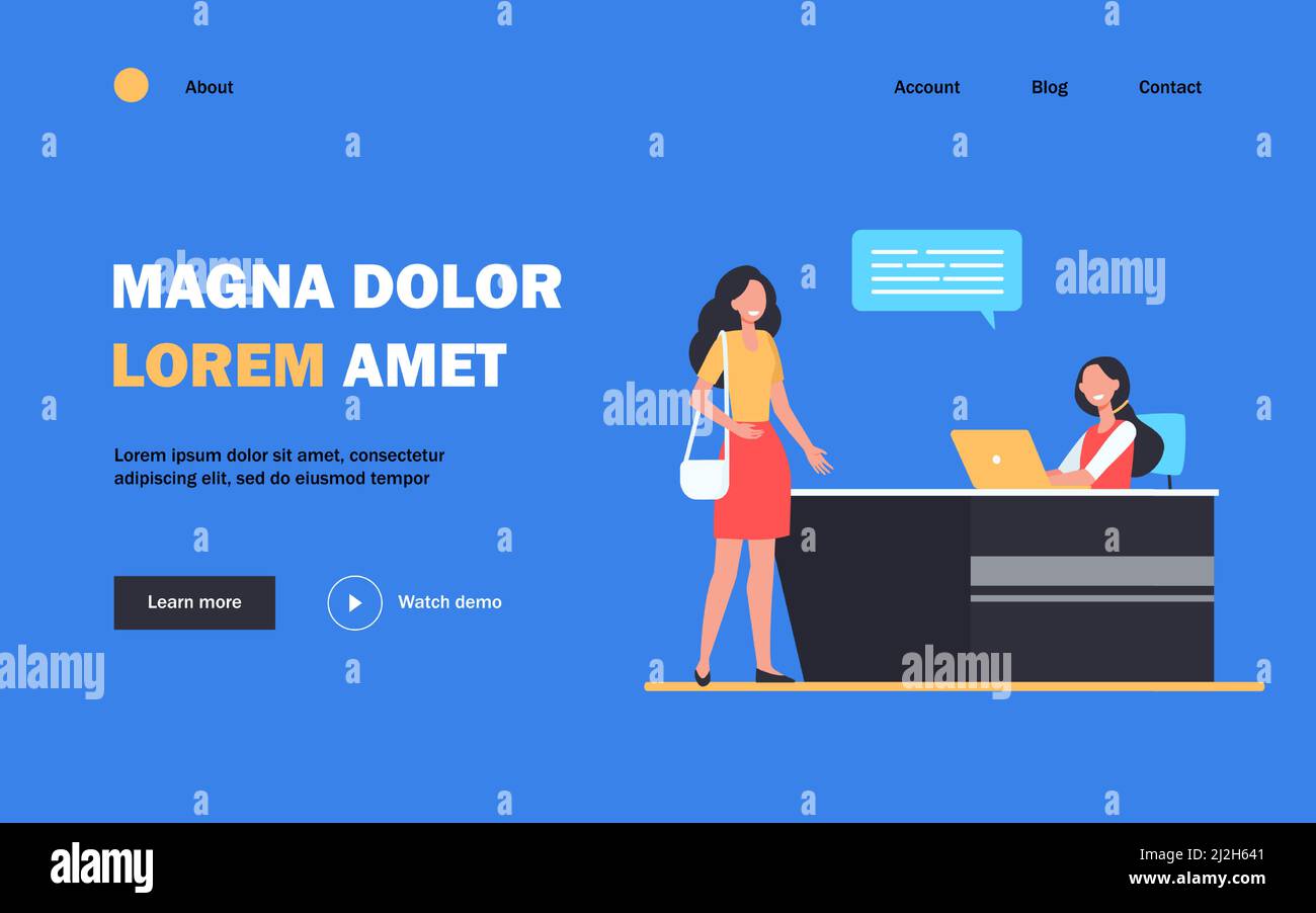 Client visit Stock Vector Images - Alamy