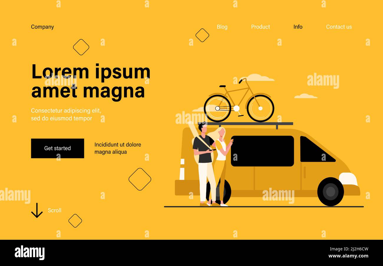 Gathering of tourists Stock Vector Images - Alamy