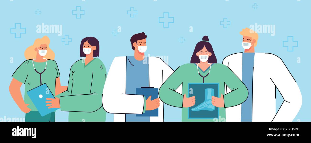 Hospital masks cartoon hi-res stock photography and images - Alamy