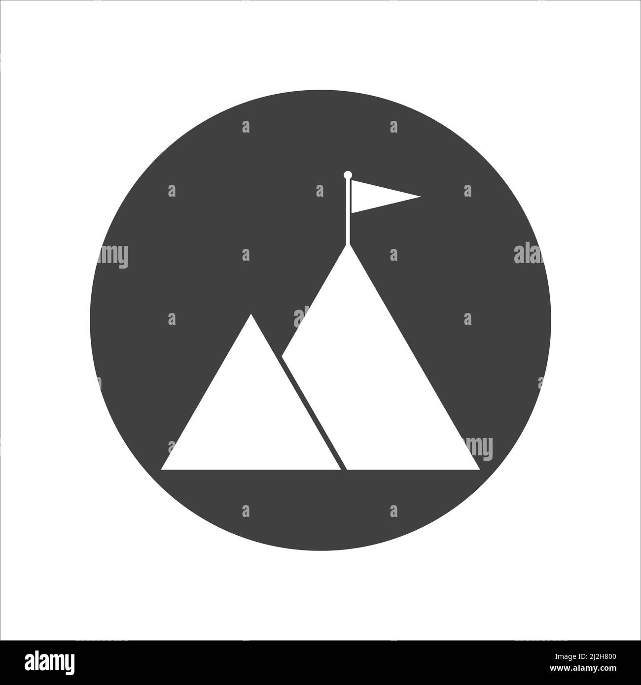 Summit of success logo Black and White Stock Photos & Images - Alamy