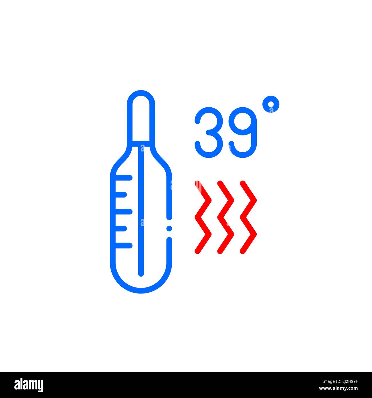 Temperature check with a thermometer as covid disease prevention ...
