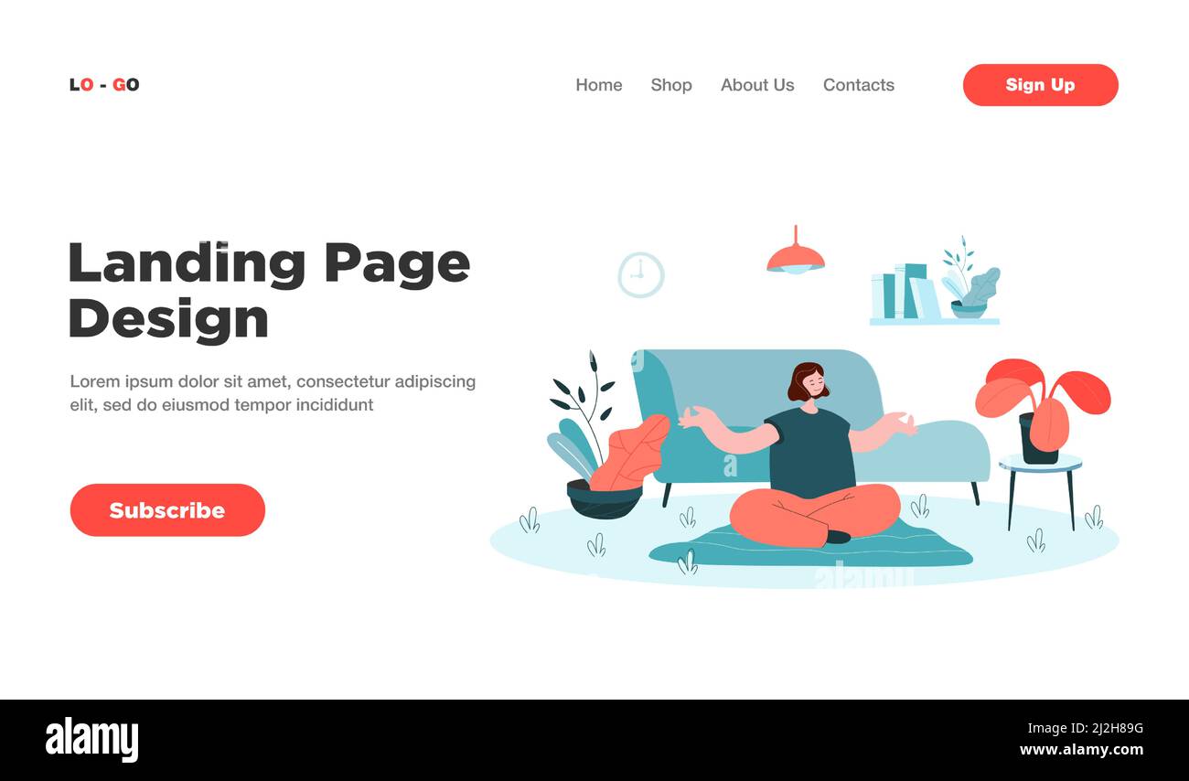 Calm posture Cut Out Stock Images & Pictures - Alamy