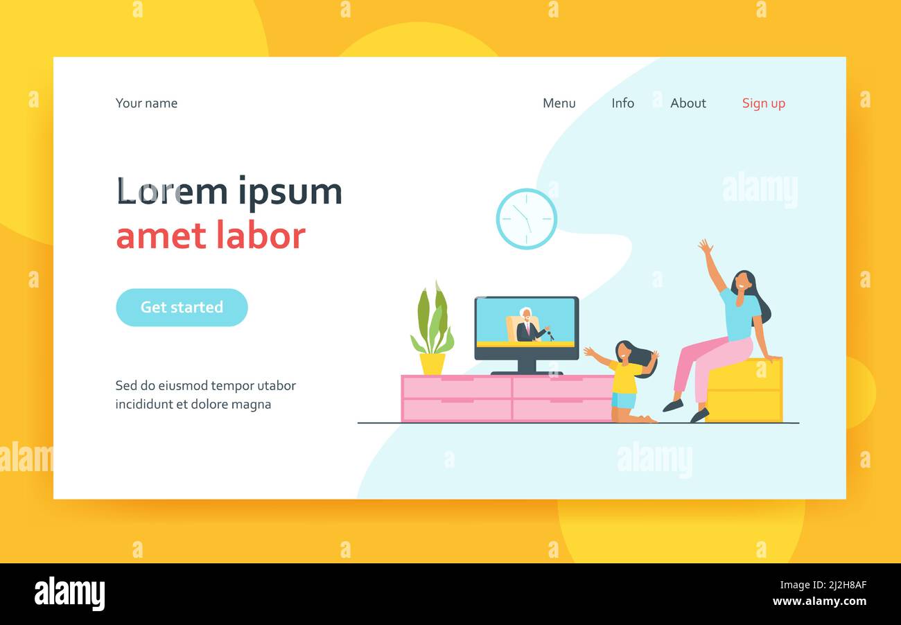 People celebrating accomplished election campaign. Folk welcoming new ...