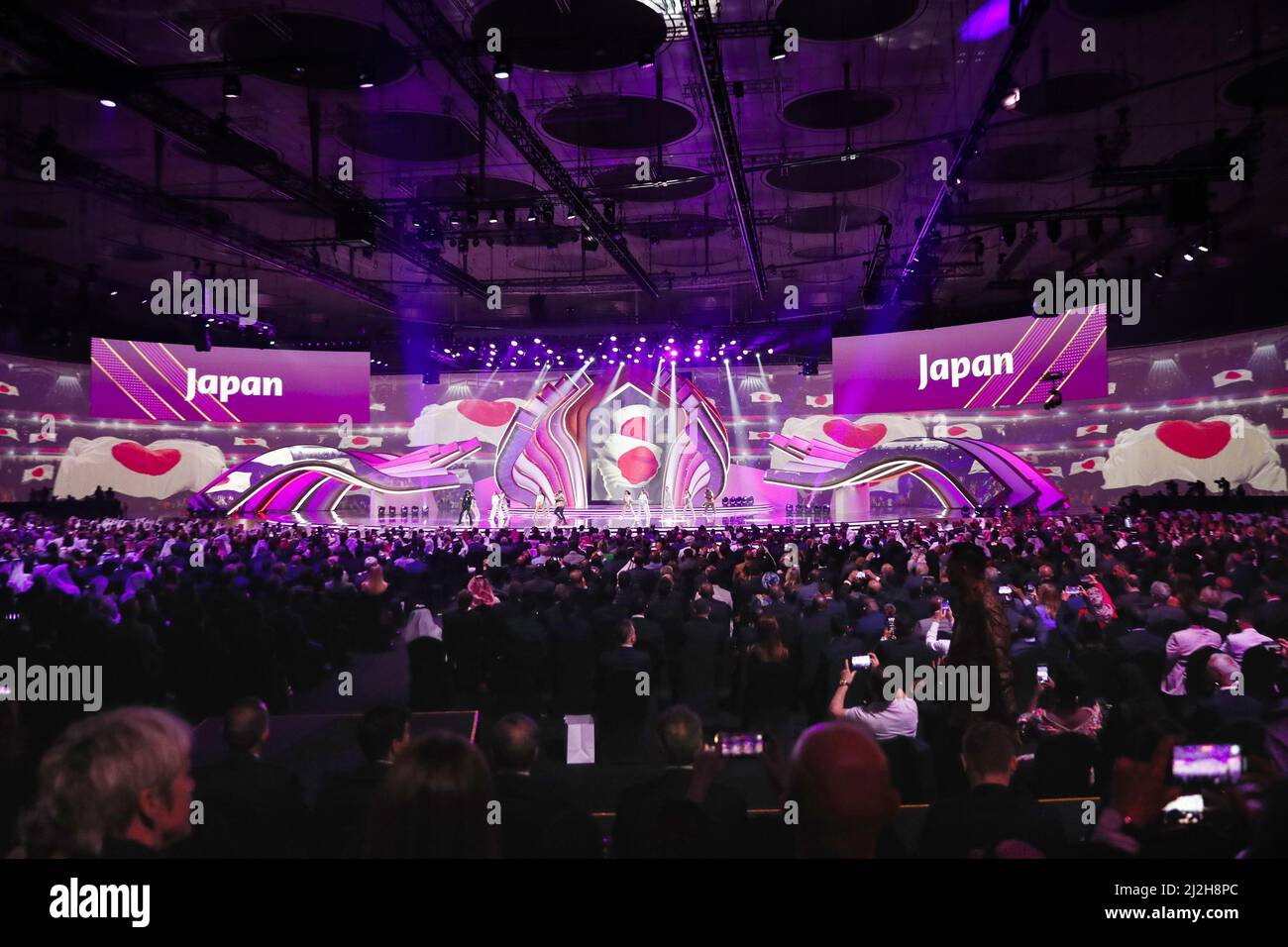 The final draw for the FIFA World Cup football tournament in Qatar is held on April 1, 2022, in ...