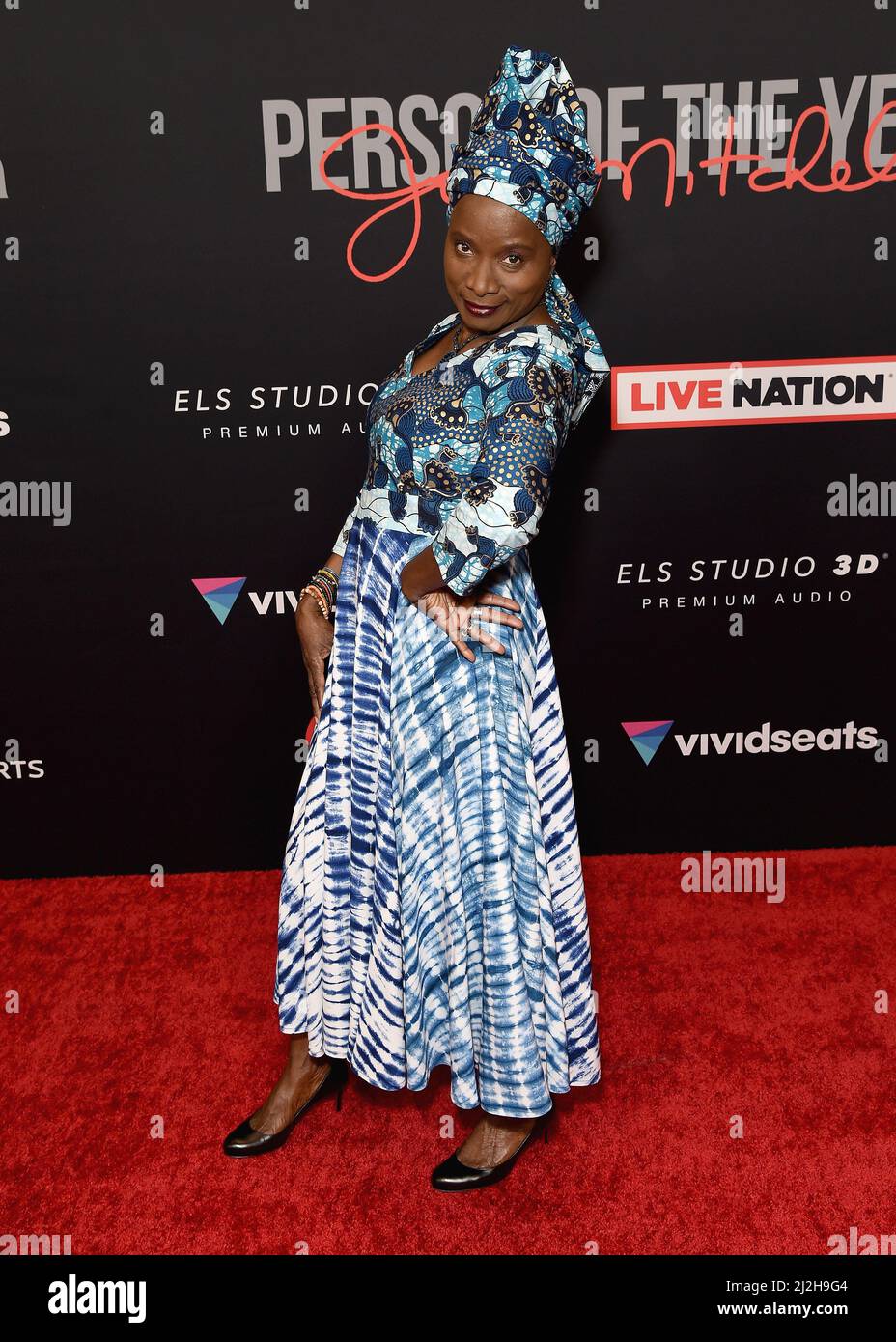 Angelique Kidjo walking on the red carpet at the 31st Annual MusiCares ...