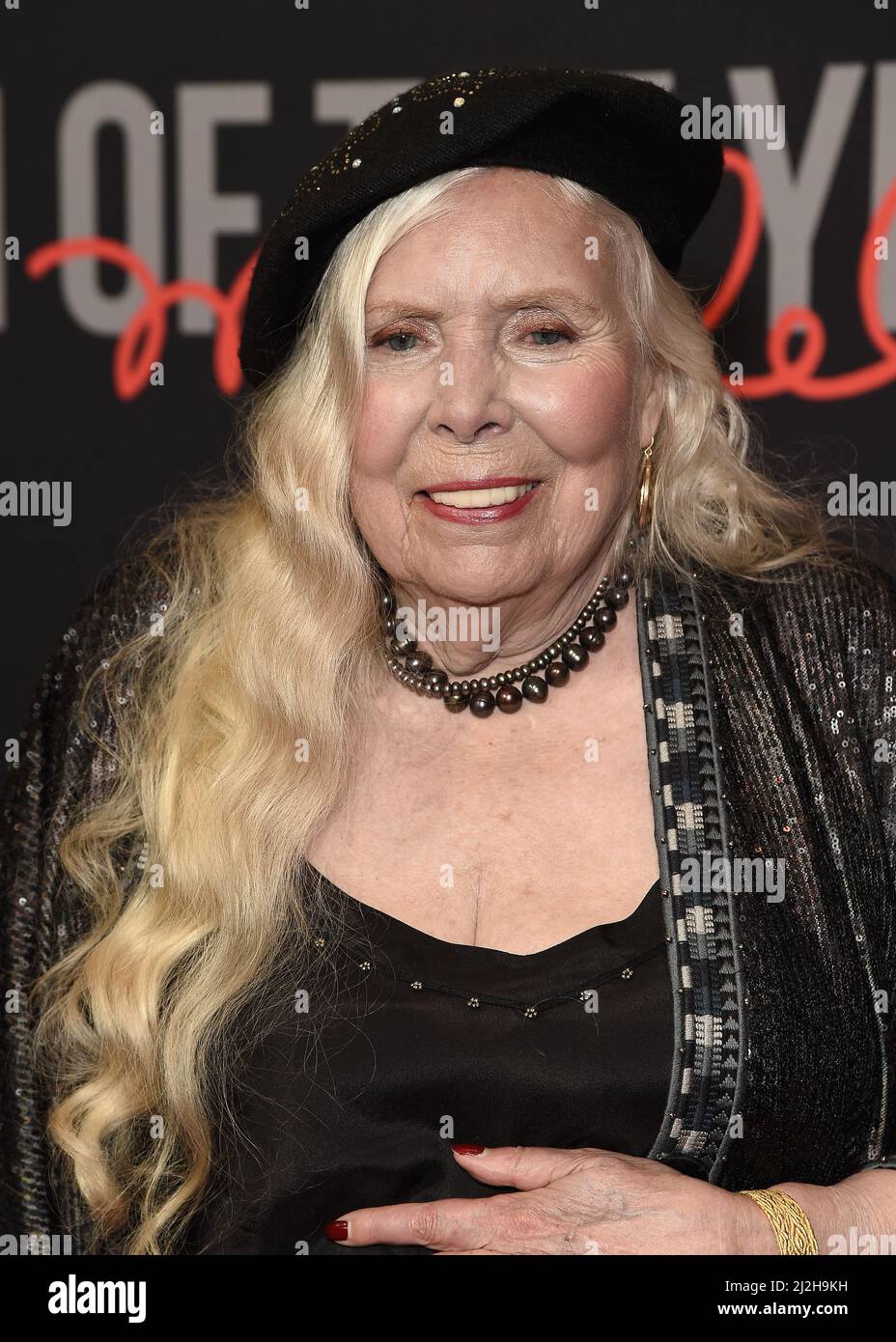 Joni Mitchell walking on the red carpet at the 31st Annual MusiCares ...
