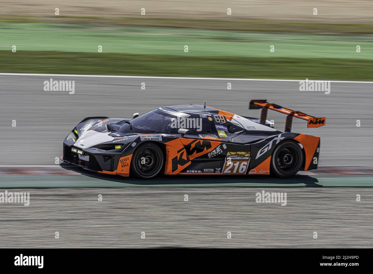 A racing car on the track - KTM GTX X-bow GT4 Stock Photo - Alamy