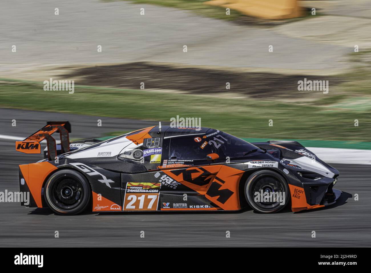 A racing car on the track - KTM GTX X-bow GT4 Stock Photo - Alamy