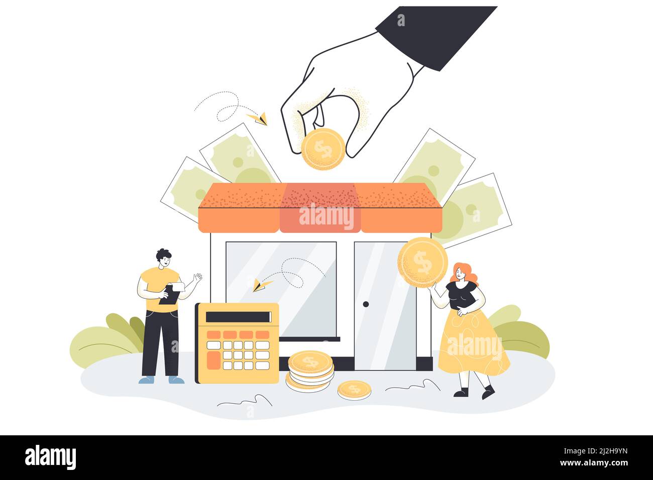 Tiny bankrupt business people getting subsidy from government ...