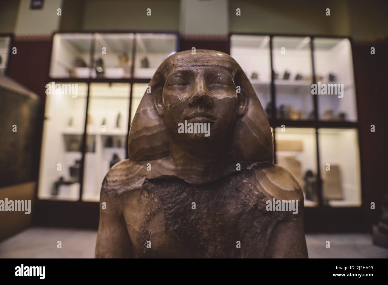 Ancient Exhibits in the Cairo Museum Stock Photo - Alamy