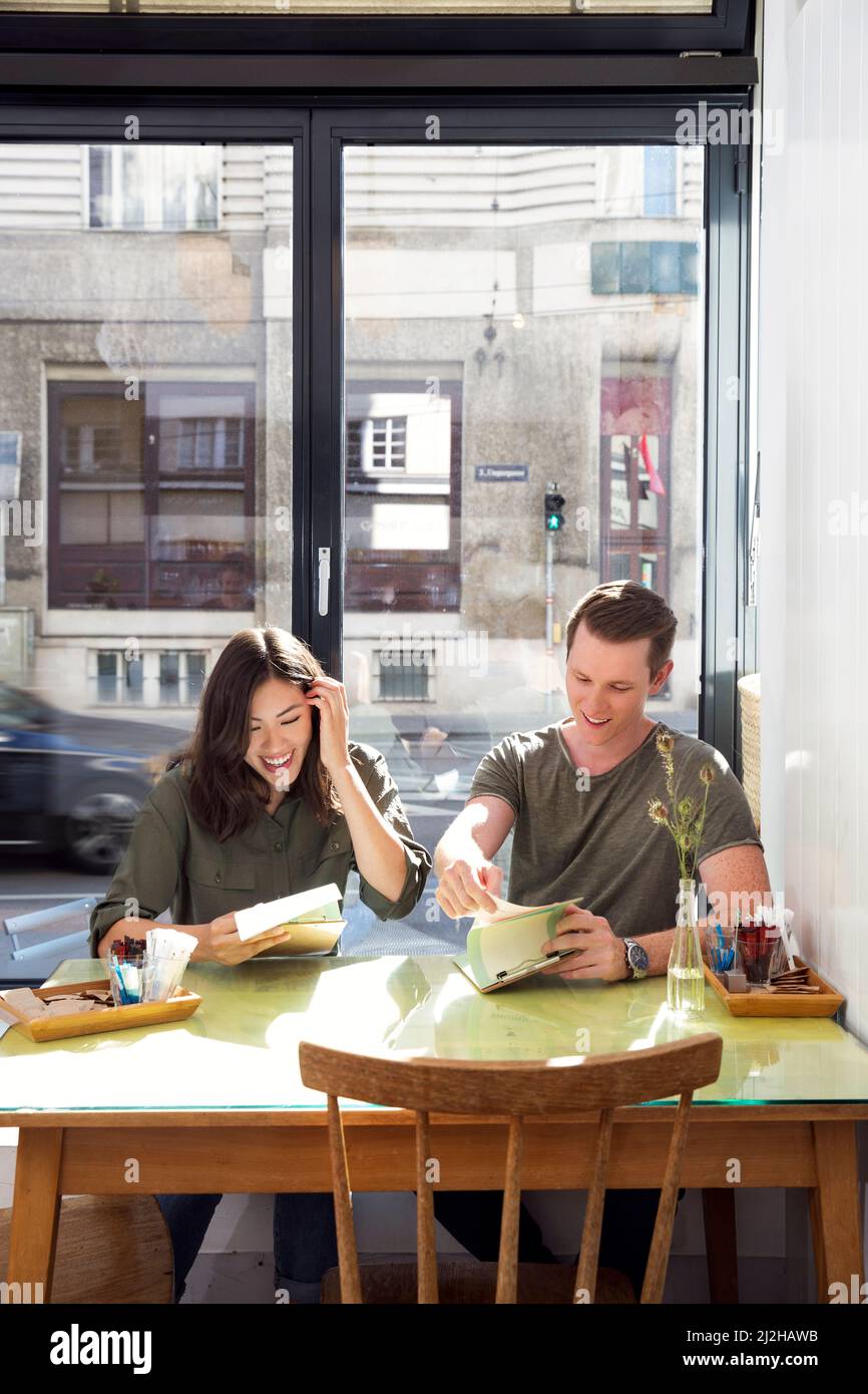 Menu restaurant table hi-res stock photography and images - Alamy