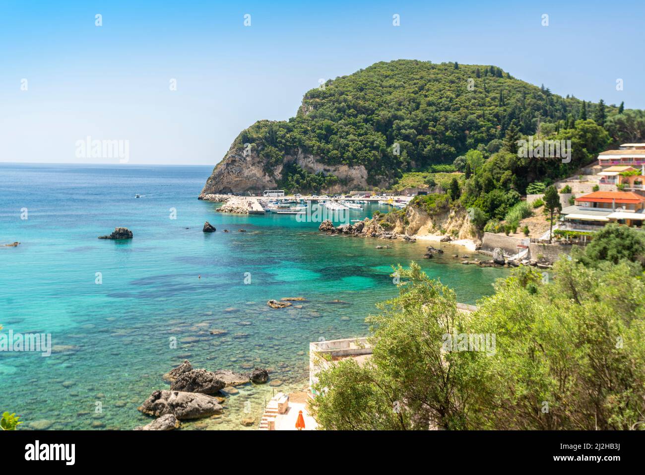 Corfu coastline scenery hi-res stock photography and images - Alamy