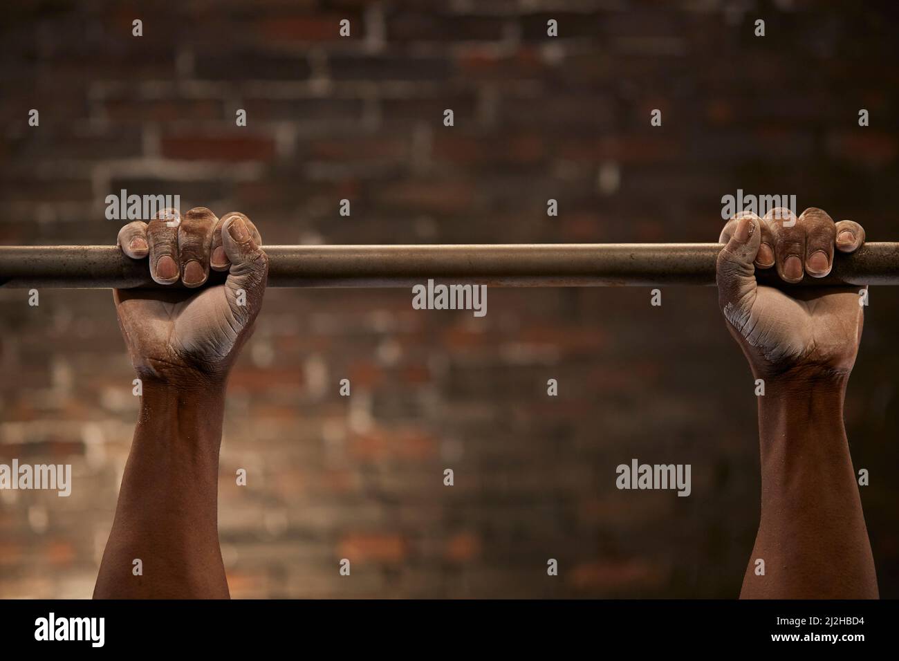 Hands lifting barbell hi-res stock photography and images - Alamy