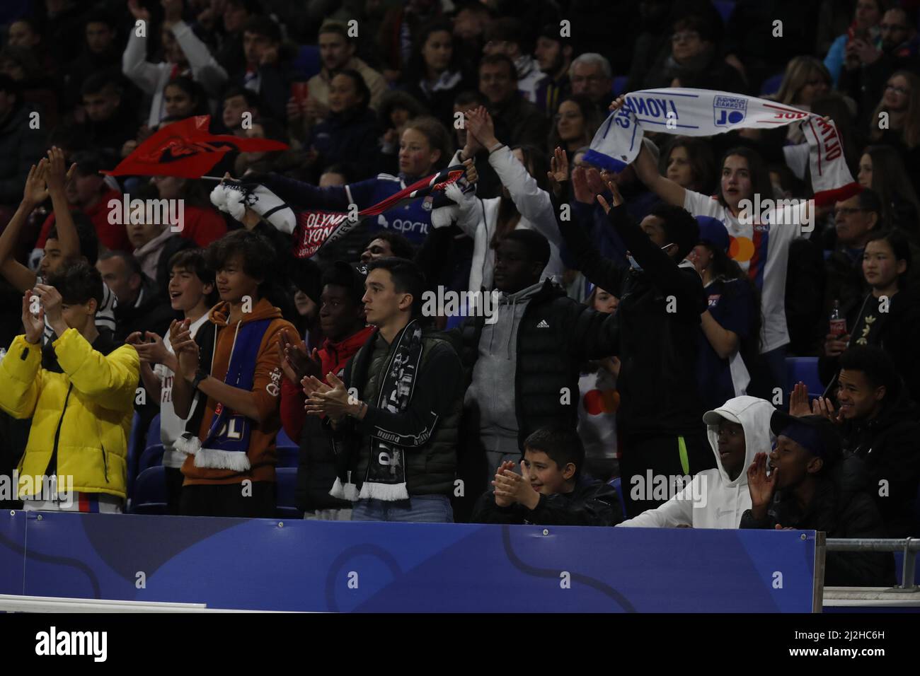 Olympique lyon football fans hi-res stock photography and images - Alamy