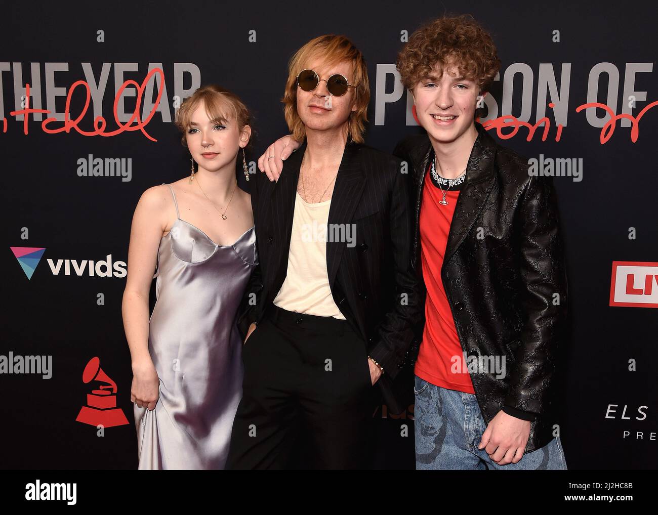 Beck walking on the red carpet at the 31st Annual MusiCares Person of ...