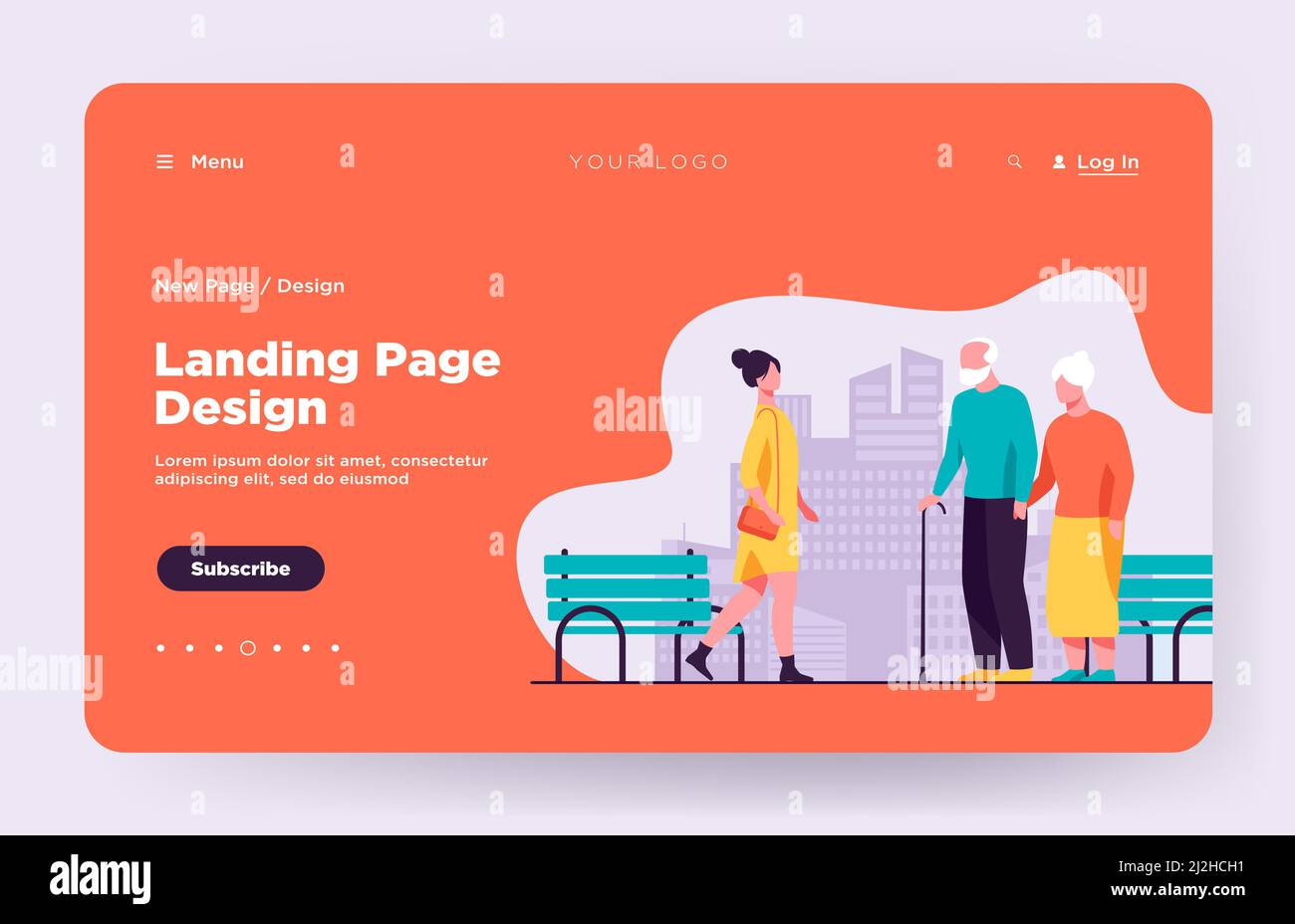 Urban senior Stock Vector Images - Alamy