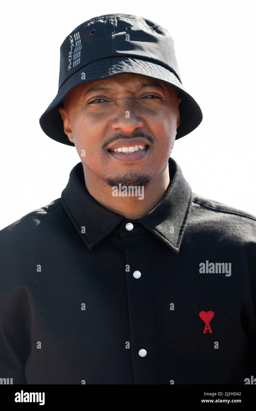 Soprano attends the Soprano, A La Vie, A La Mort photocall during the ...