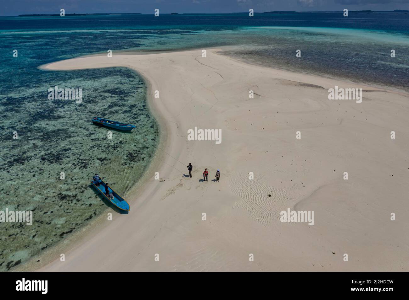 Ngurtafur Beach, which stretches across the open sea, is located on the ...