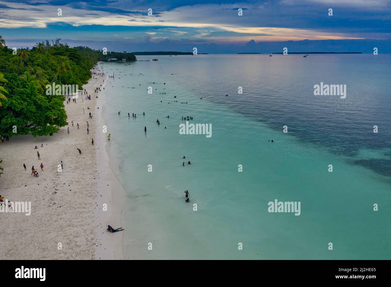 Ngurbloat Beach is also known by locals as the Long Sands Beach, since ...