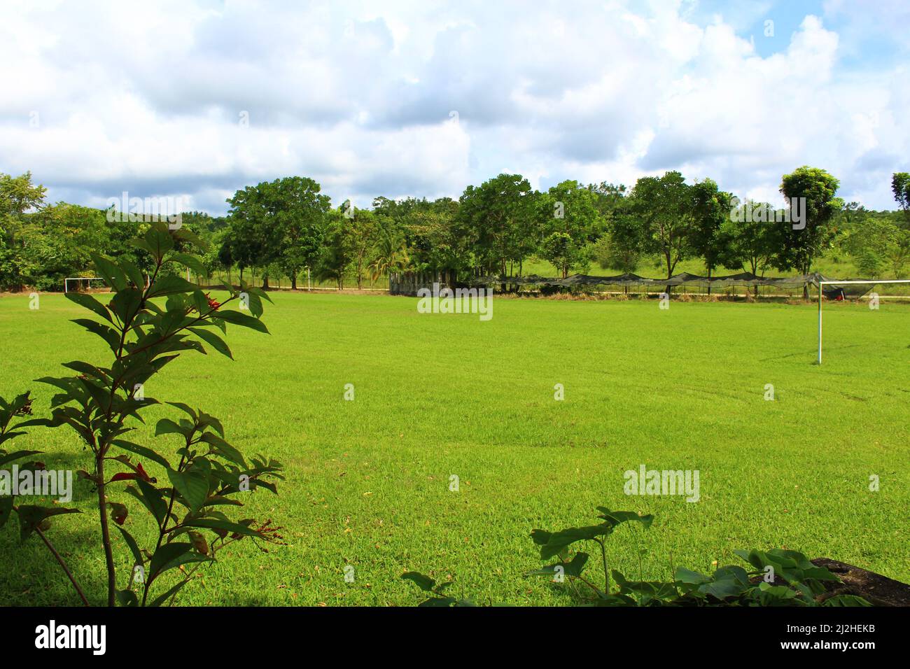 SAN ANTONIO, BELIZE - OCTOBER 26, 2015 ruins of the British Army patrol ...