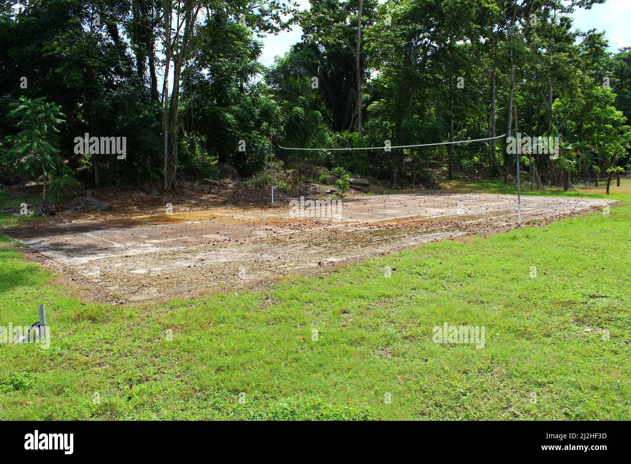 SAN ANTONIO, BELIZE - OCTOBER 26, 2015 ruins of the British Army patrol ...