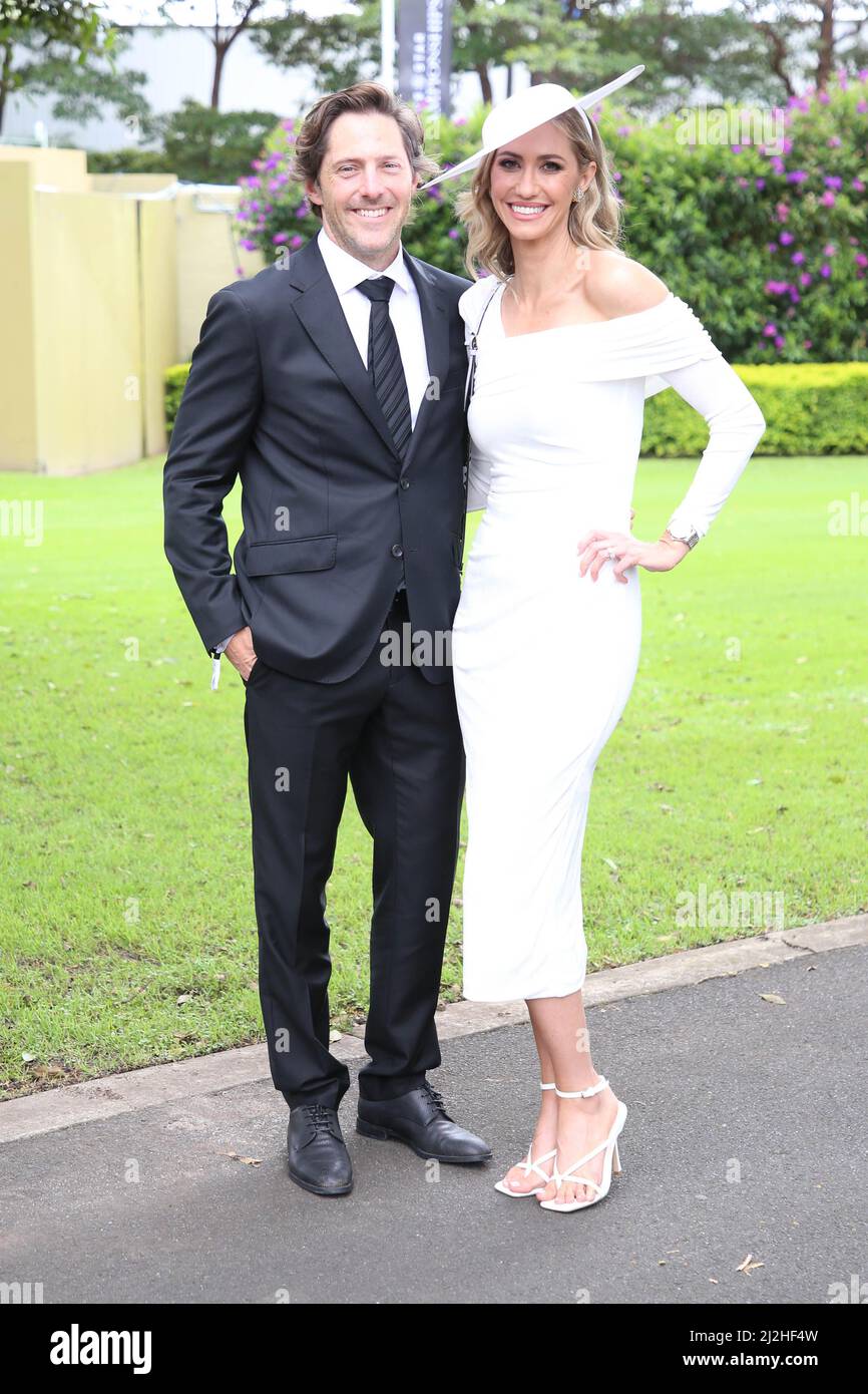 Sydney, Australia. 2nd April 2022. Charlie Albone and Juliet Love ...