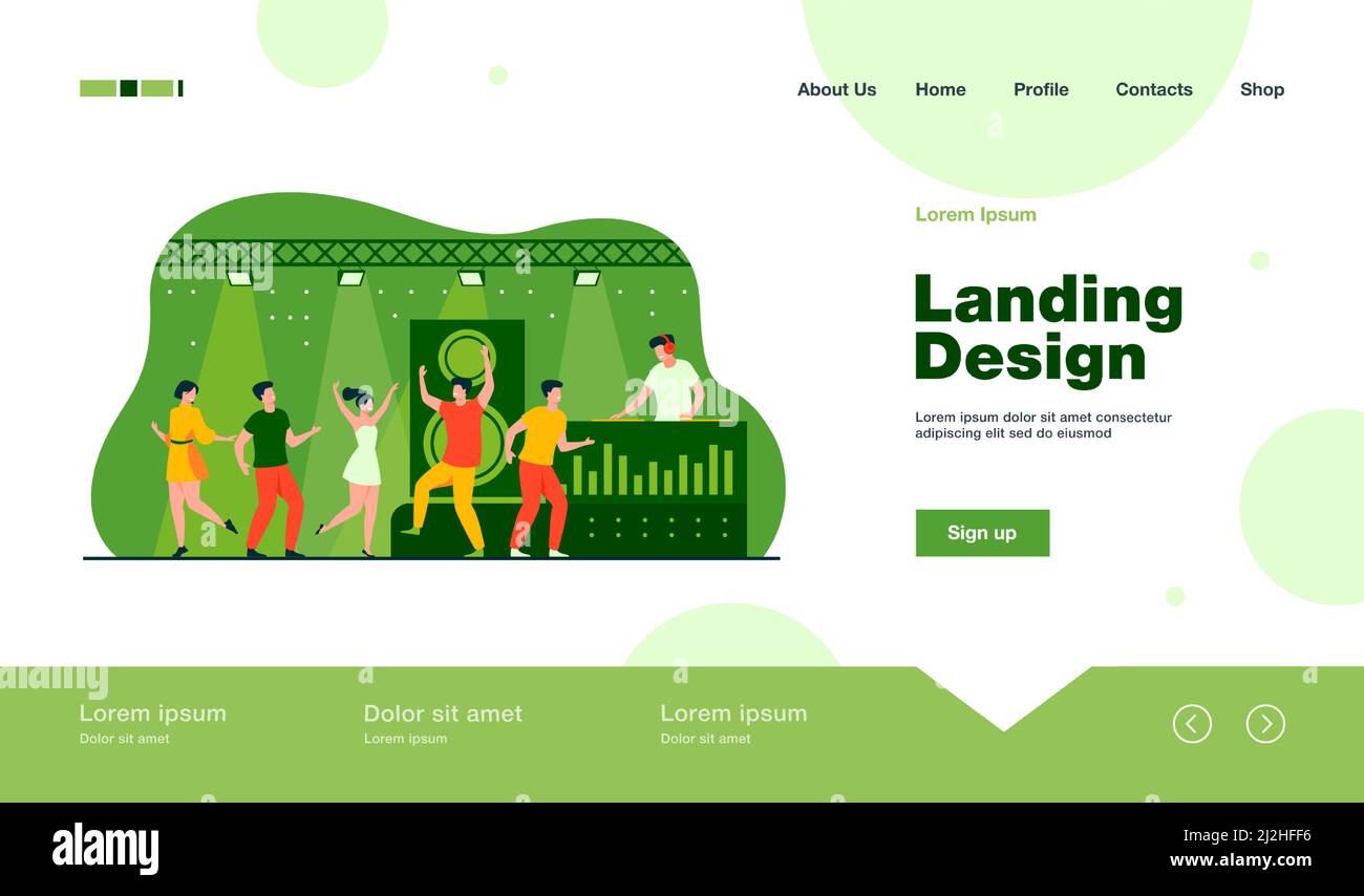 Happy bright young woman Stock Vector Images - Alamy