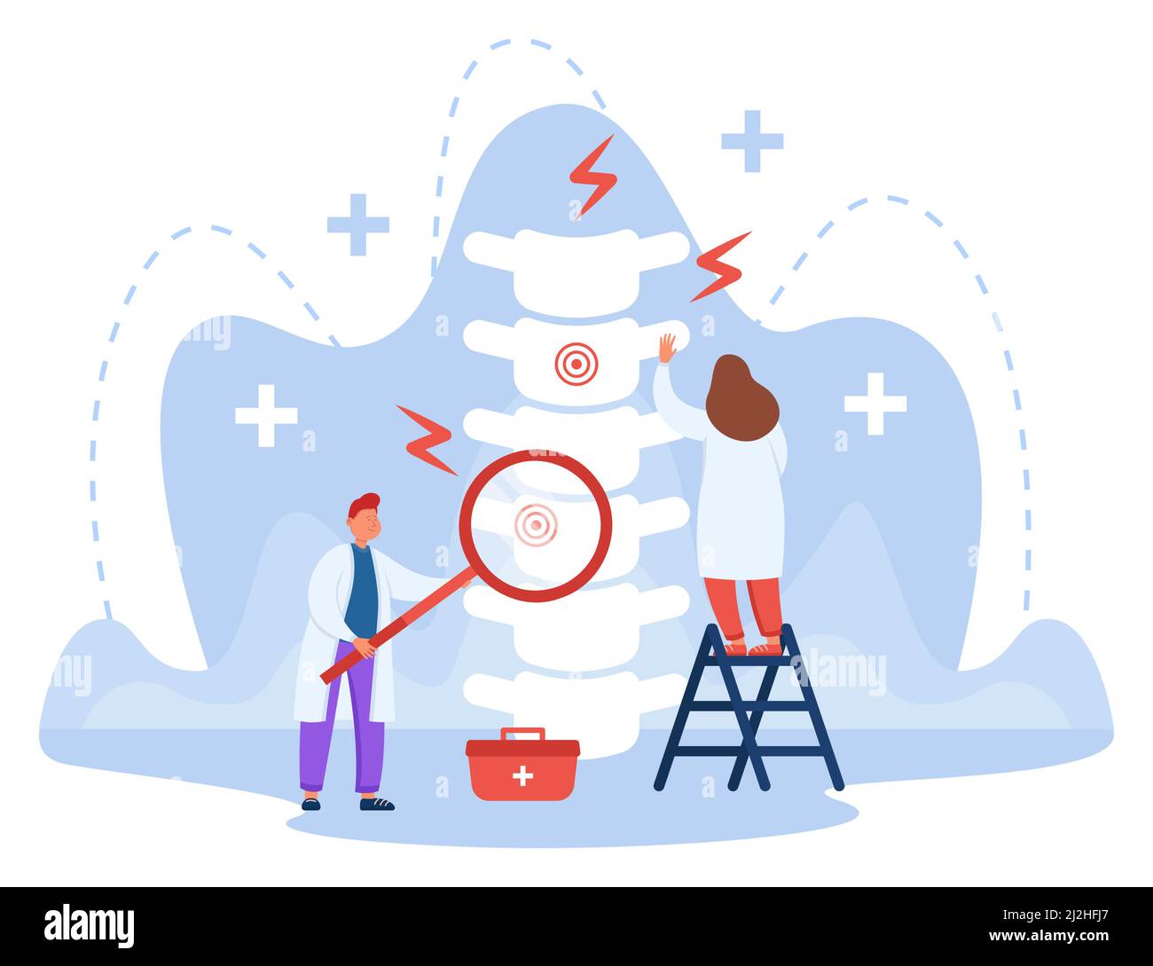 Chronic back Cut Out Stock Images & Pictures - Alamy