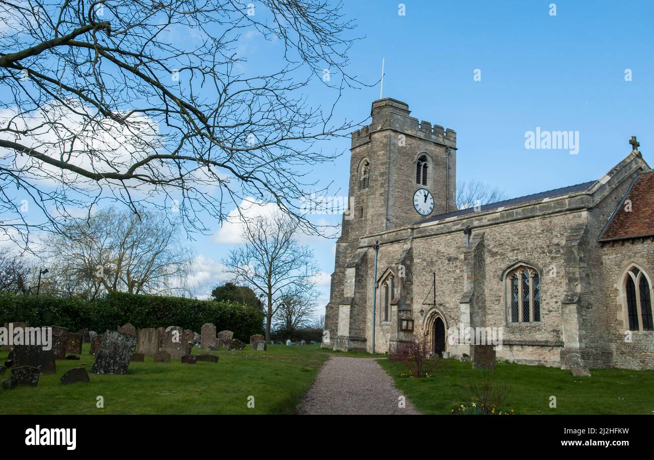 Old country stone church yard with cemetery tumbstones Stock Photo - Alamy