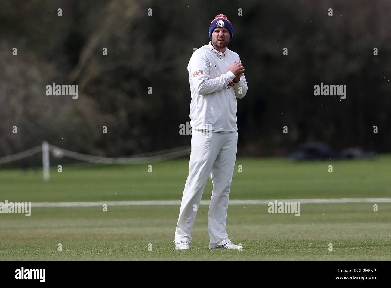 Matt Critchley of Essex during Middlesex CCC vs Essex CCC, Friendly ...