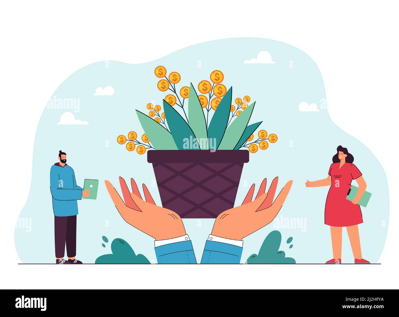 Huge profit Stock Vector Images - Alamy