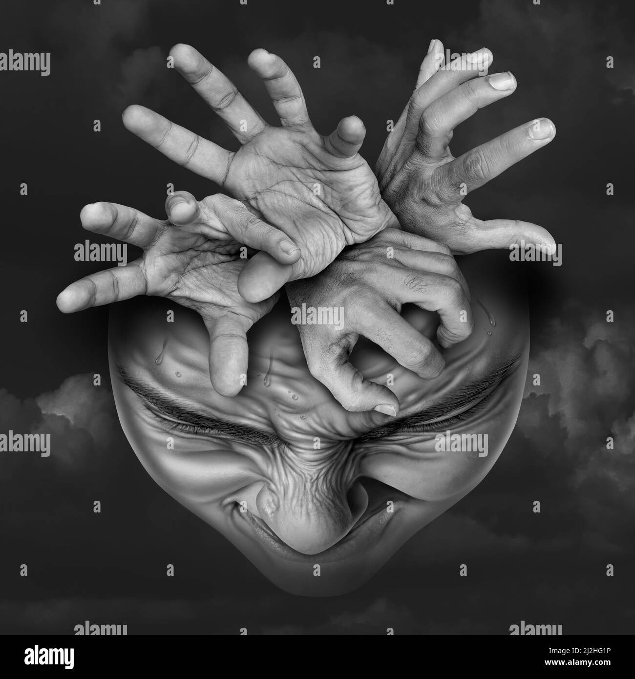 Panic attack fear mental hi-res stock photography and images - Alamy