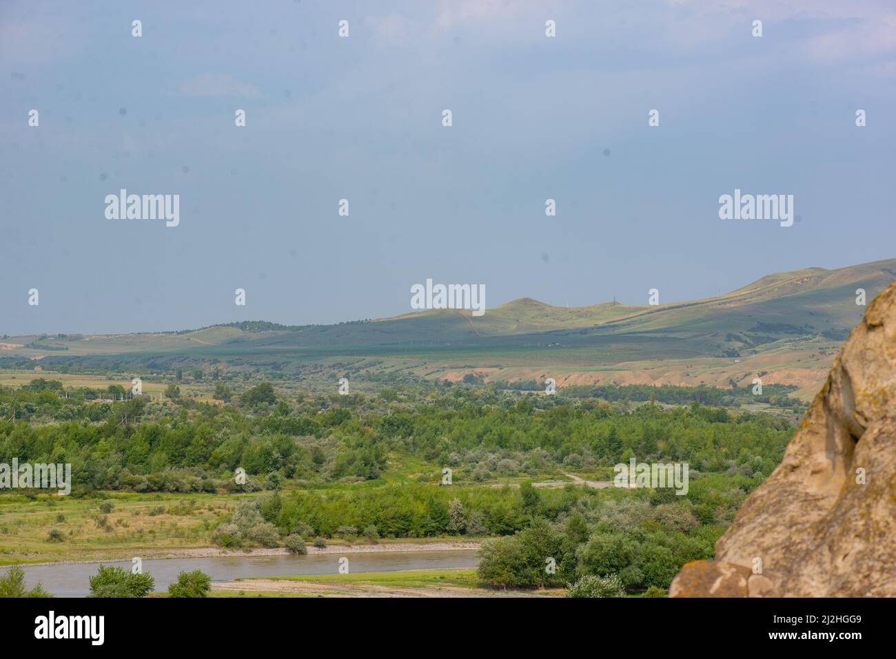 beautiful landscapes of nature in georgia in summer Stock Photo - Alamy