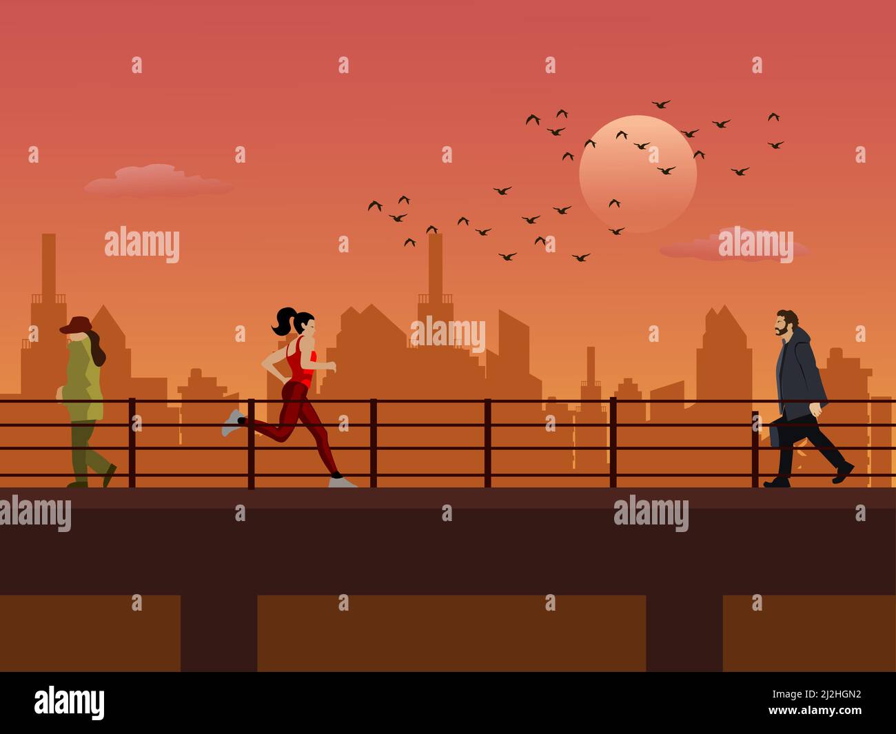 Colorful overpass Stock Vector Images - Alamy