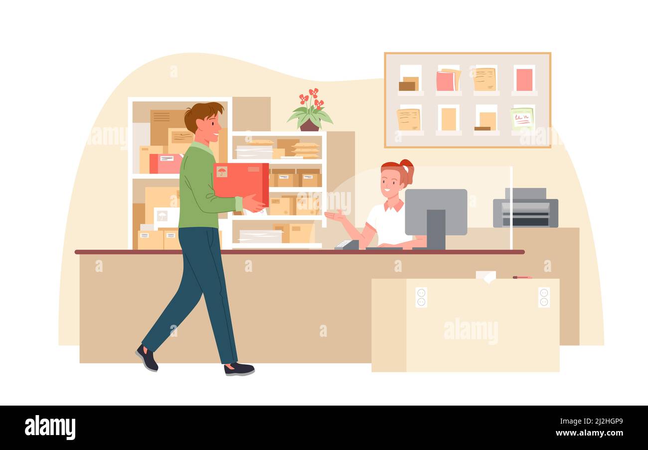 National post office Cut Out Stock Images & Pictures - Alamy