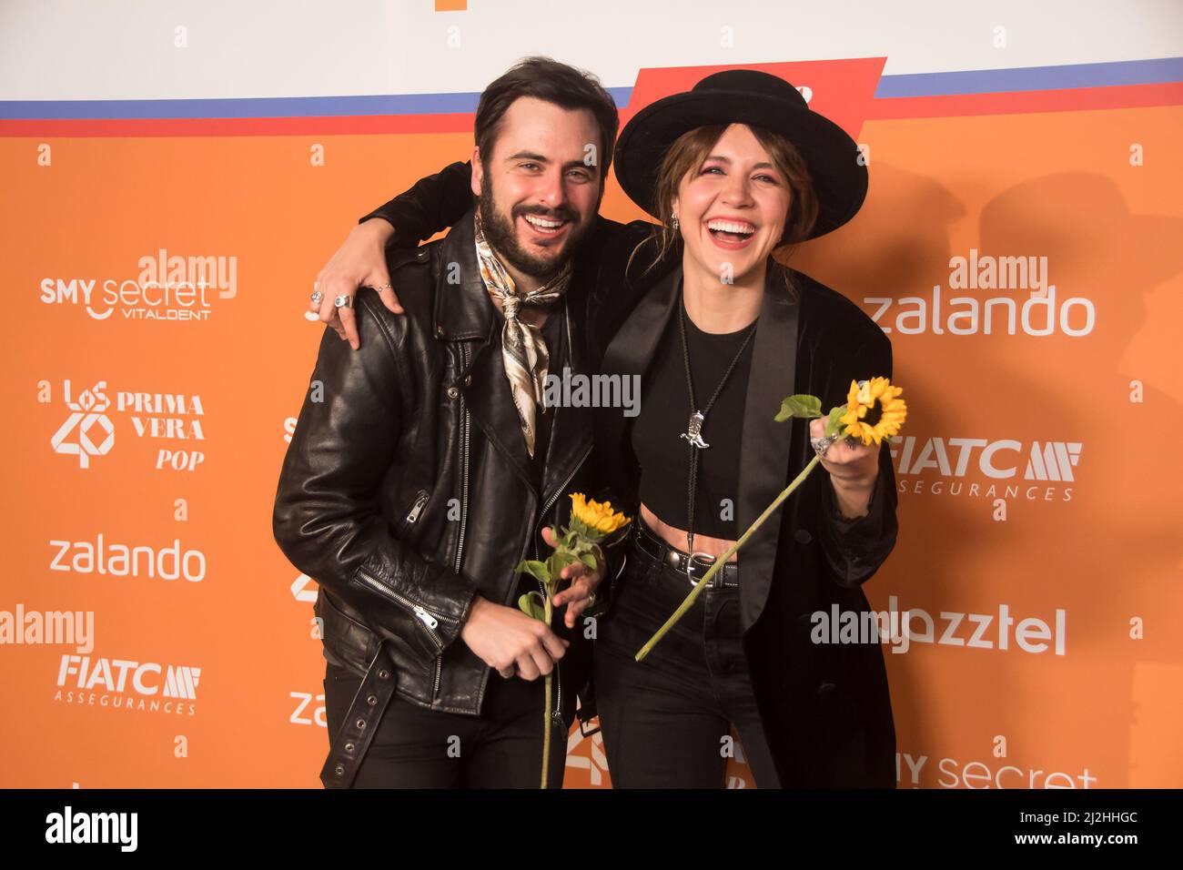 April 1, 2022, Madrid, Madrid, Spain: In the picture Andrea Guasch y ...