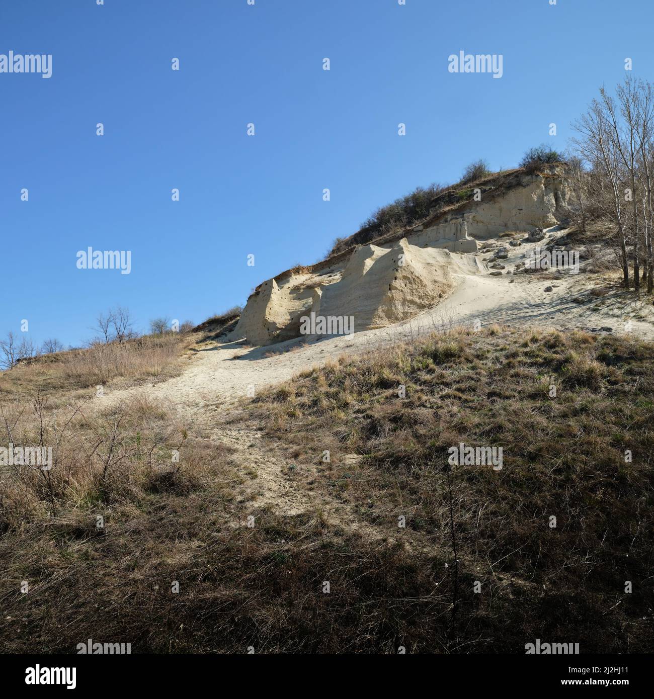 Protected sand hill Sandberg, Slovakia Stock Photo - Alamy