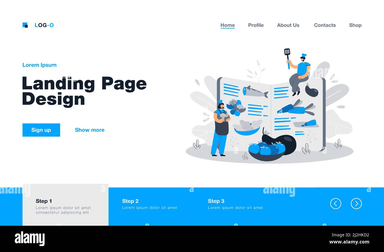 Preparing cook raw fresh Stock Vector Images - Alamy