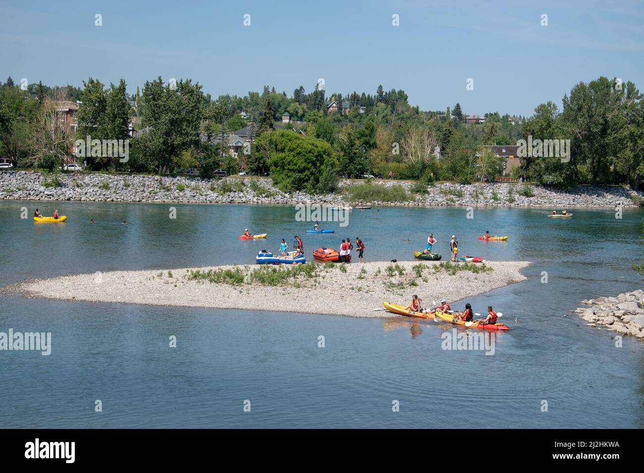 Recreation on bow river calgary hi-res stock photography and images - Alamy