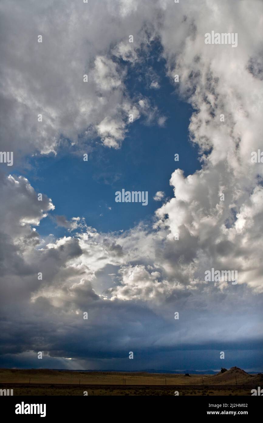 Thunderstorm over plains in Colorado Stock Photo - Alamy
