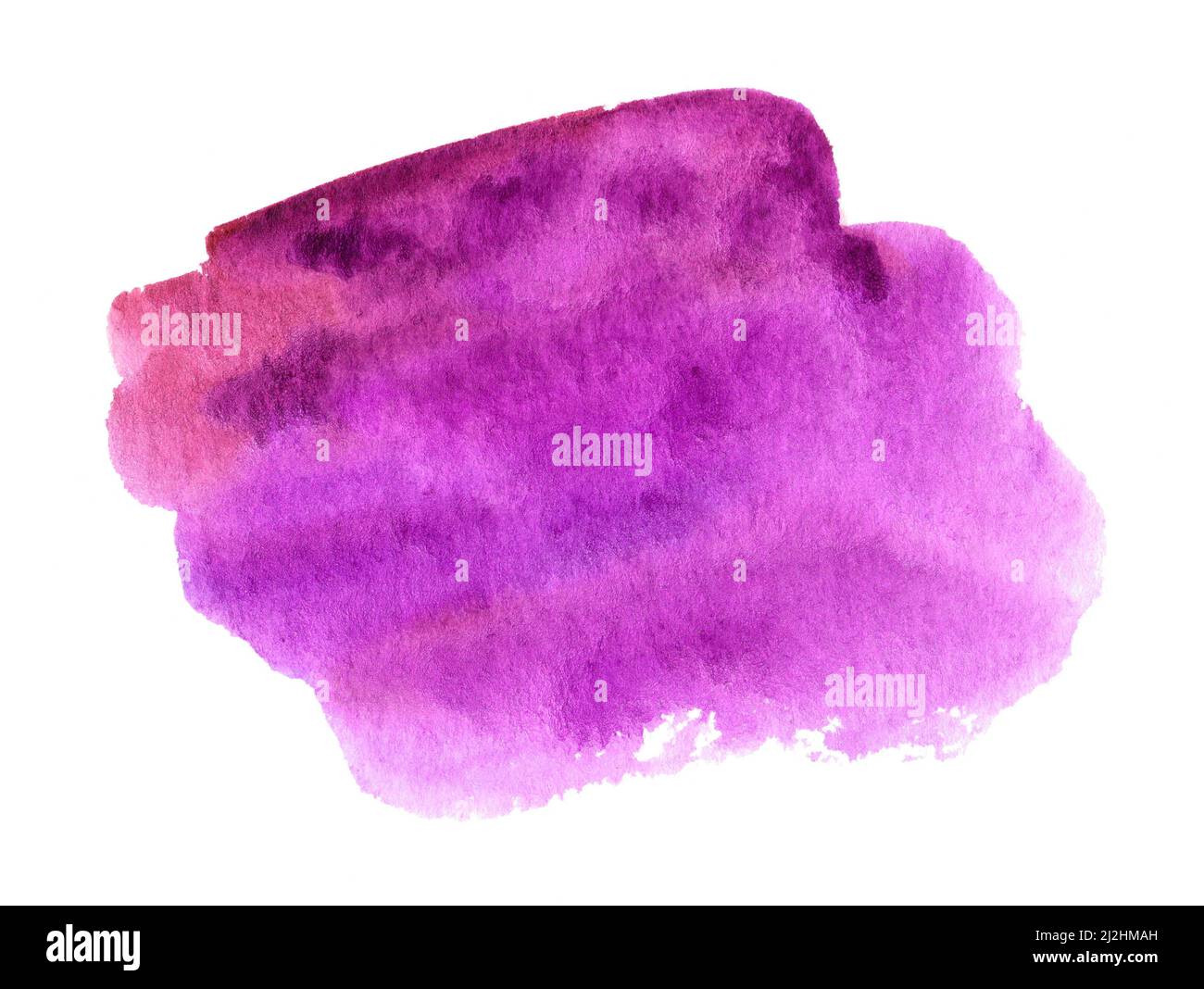 Colorful watercolor shape isolated on white background Stock Photo - Alamy