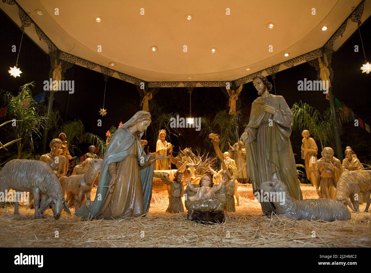 Las Posadas, Olivera St. Los Angeles, CA Stock Photo - Alamy