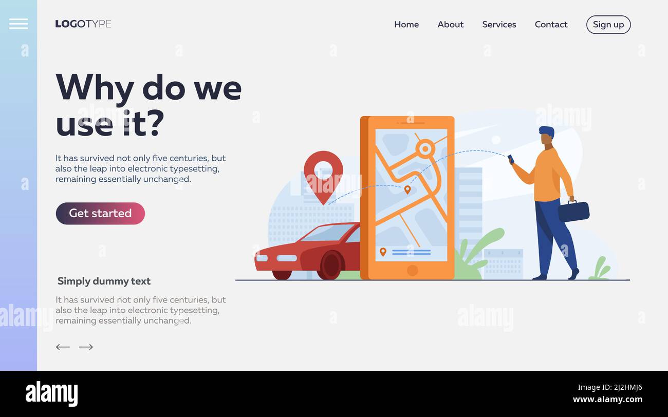 Cartoon illustration man searching map hi-res stock photography and ...